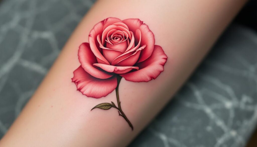 Rose tatouage : un symbole de beauté et de résilience